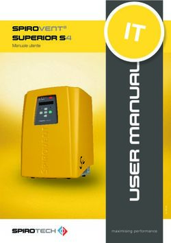 IT SPIROVENT SUPERIOR S4 - Manuale utente - Spirotech Portal
