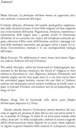 Sommari - I Problemi della Pedagogia