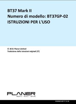 BT37 Mark II Numero di modello: BT37GP-02 - ISTRUZIONI PER L'USO 2021 ...