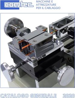 CATALOGO GENERALE 2020 - MACCHINE E ATTREZZATURE PER IL CABLAGGIO ...