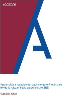 Il potenziale strategico del bacino Algero-Provenzale divide le ...